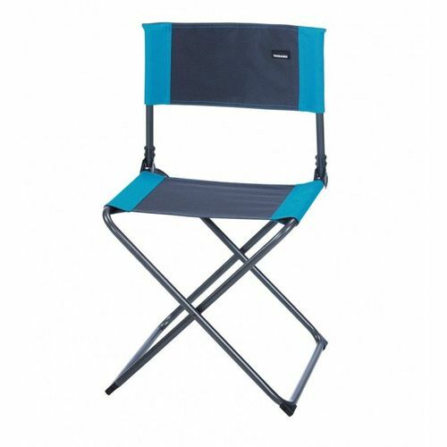 CHAISE PLIANTE TRIGANO GRIS / TURQUOISE