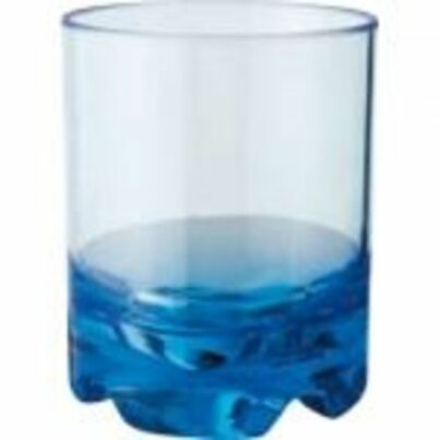 Lot de 3 verres 25cl san bleu